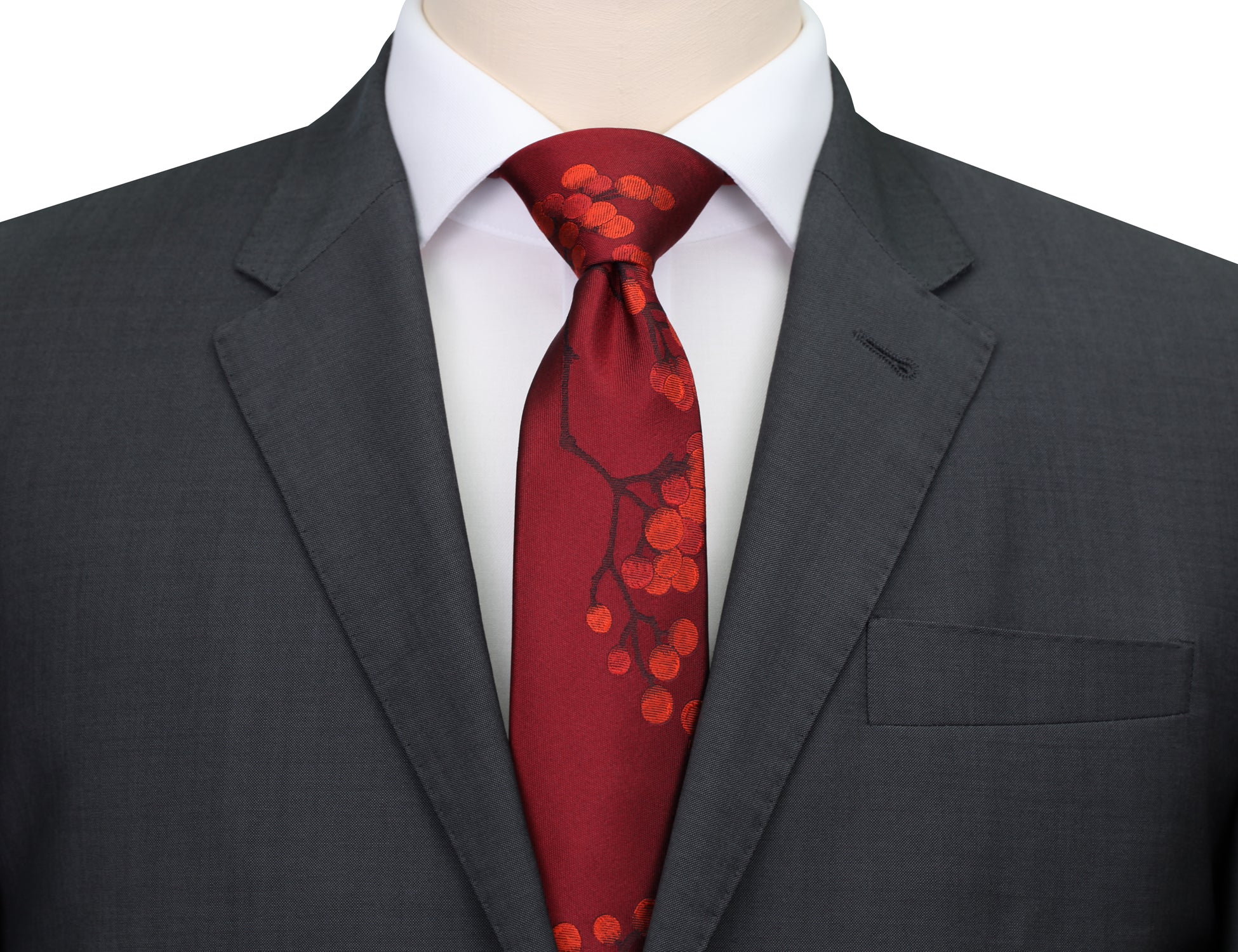 Mimi Fong Berries Tie in Fire – mimifong.com
