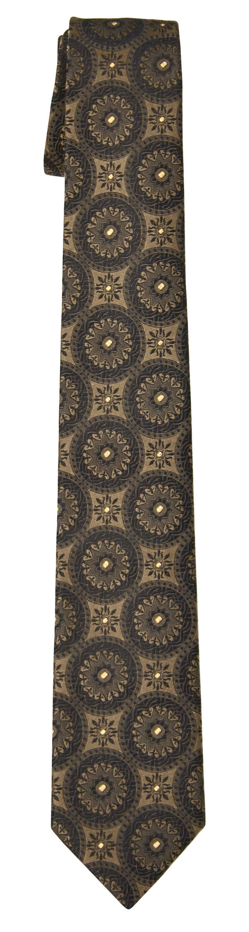 Mimi Fong Coin Tie in Black & Gold – mimifong.com